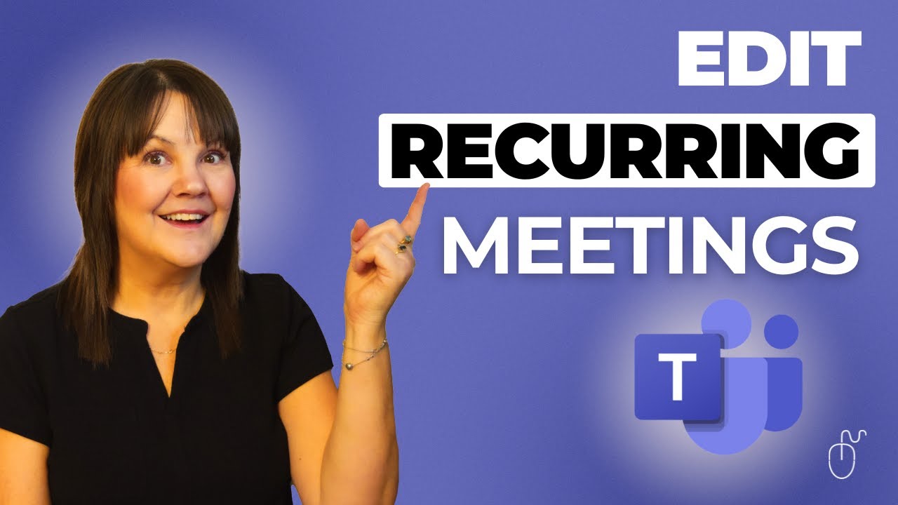 How to create or edit a recurring meeting in Teams #teams