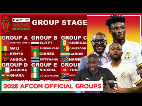 OFFICIAL: 2025 AFCON CAF OFFICIAL ANNOUNCE DATE AND BLACK STARS WILL PLAY 1ST QUALIFIERS ON SEPT....
