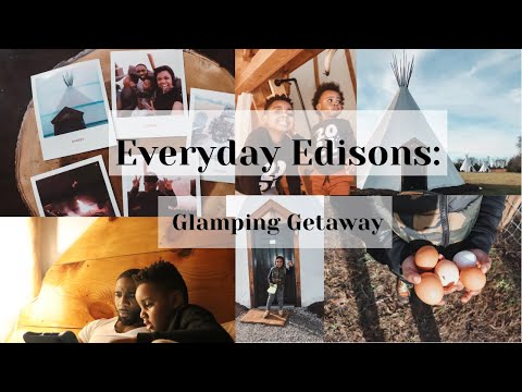 GLAMPING GETAWAY #vlog #blackfamilyvloggers #glamping