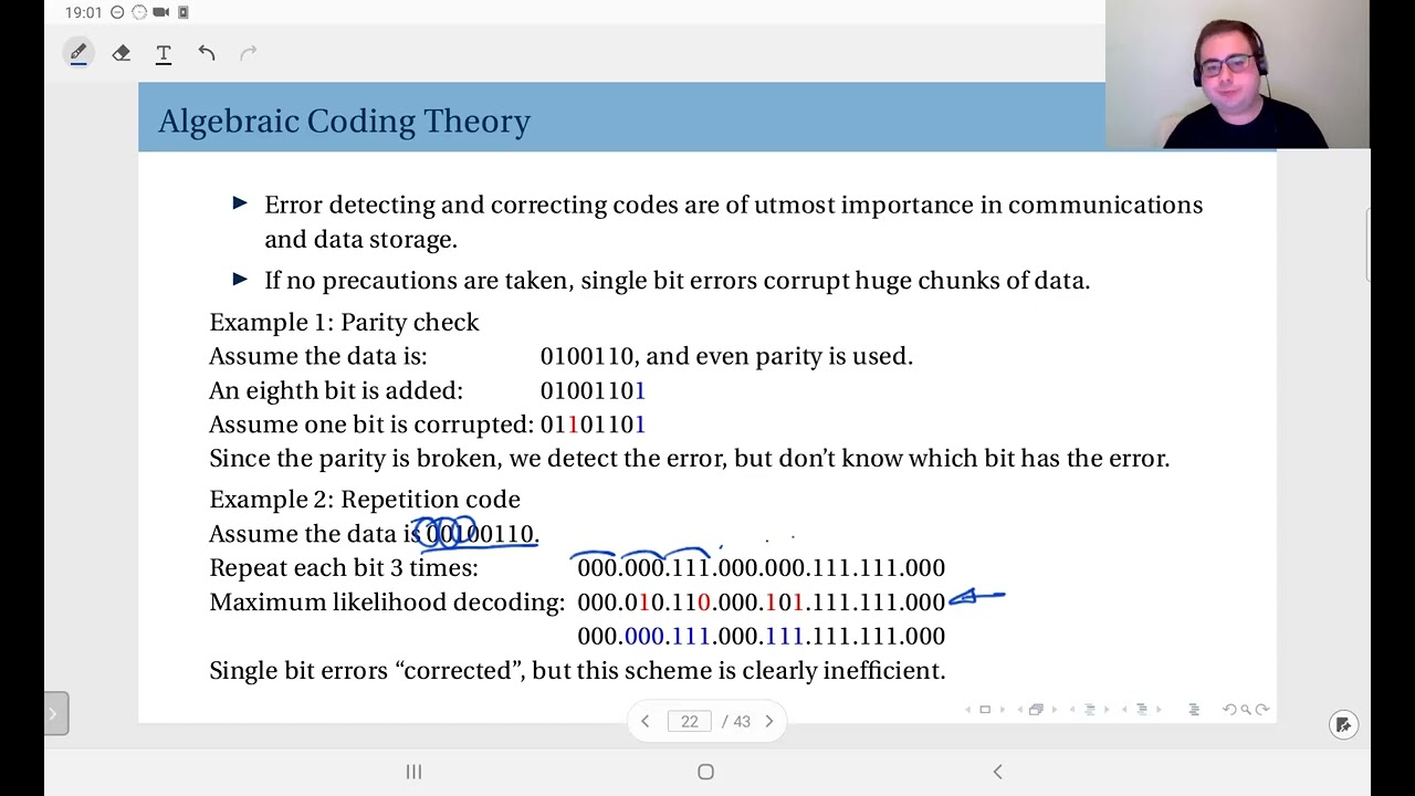 05.07 Algebraic Coding Theory: Introduction