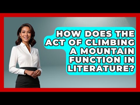 How Does The Act Of Climbing A Mountain Function In Literature? - Literary Icons