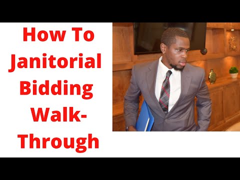 HOW TO PERFORM JANITORIAL WALKTHROUGH FOR PRICING (BIDDING) A JOB - CBN LEAD GENERATION PROGRAM