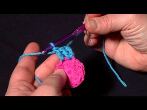 How to Crochet: Standing Double Crochet Stitch - an alternative joining method!