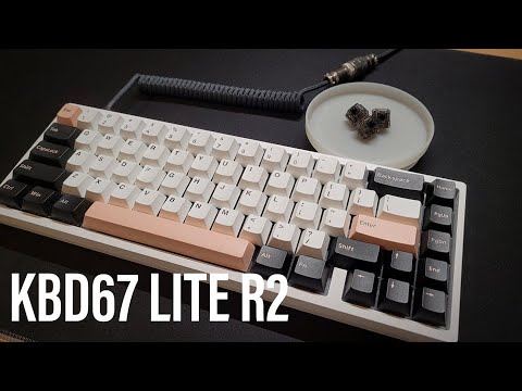 KBD67 Lite R2 w/ Black Inks | Quick Build + Sound Test ASMR!!