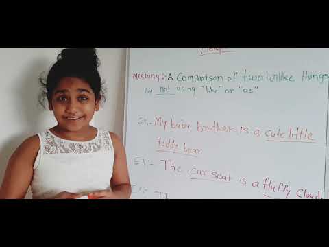 Metaphor for kids.....language Arts Learning video