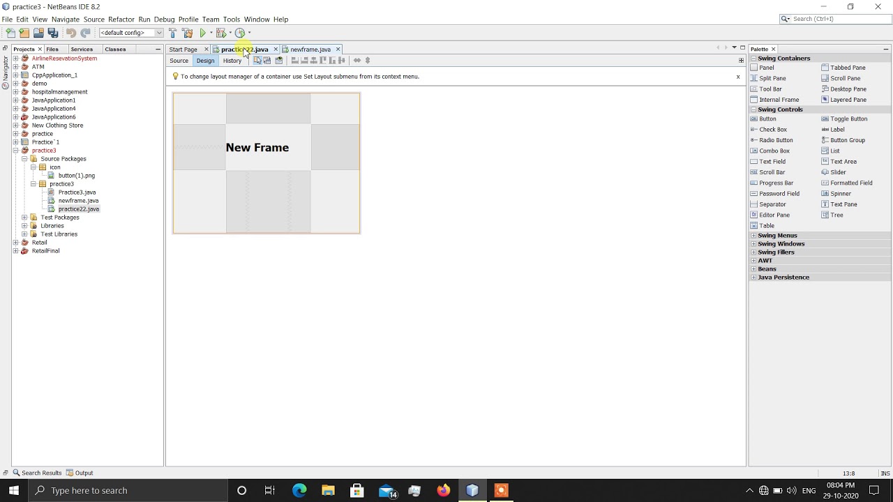 Using label as button in java netbeans|| Using Event || MouseClicked