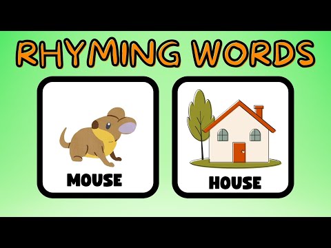 Rhyming Words | Vocabulary | Learning Rhyming Words for Preschoolers | Phonics