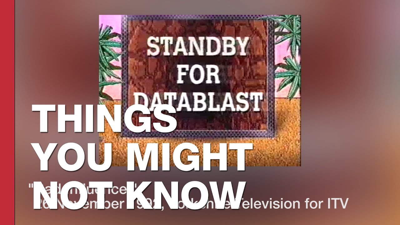 The Datablast: Experimental Interactive TV From The 1990s