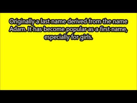 Meaning Of The Name Addison