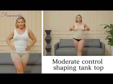 Franato | Women Shapewear Firm Control Tank Tops, Control Slimming Camisole Basic Vest
