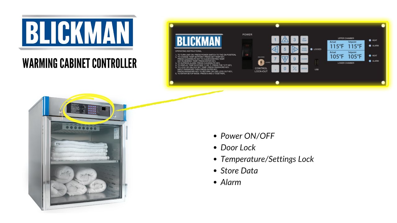 Controllers on Blickman's Warming Cabinets