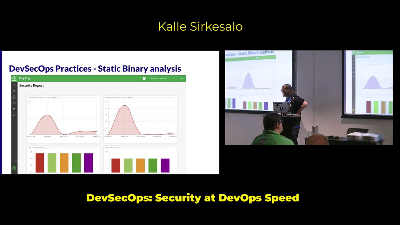 DevSecOps & Quality Assurance, Helsinki 2019: Security at DevOps Speed by Kalle Sirkesalo, Eficode