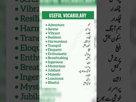 Boost Your Vocabulary: 15 Powerful Words with Urdu Meanings!