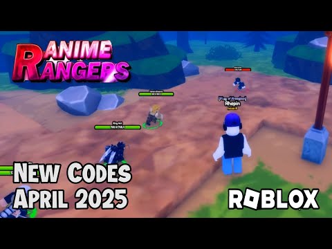 Roblox Anime Rangers X -New Codes April 2025