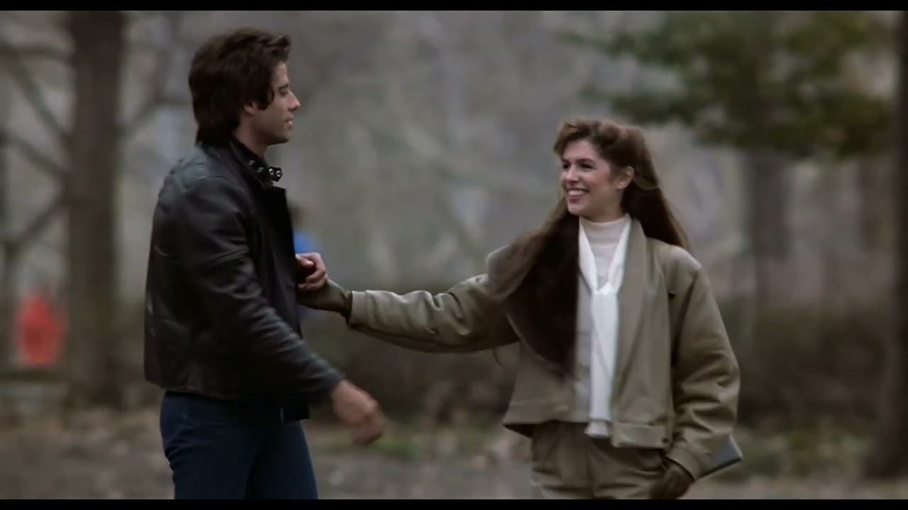 Staying Alive 1983 John Travolta Finola Hughes scene 3 remastered 4k