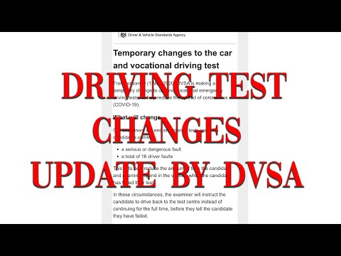 PRACTICAL DRIVING TEST CHANGES UPDATE BY DVSA