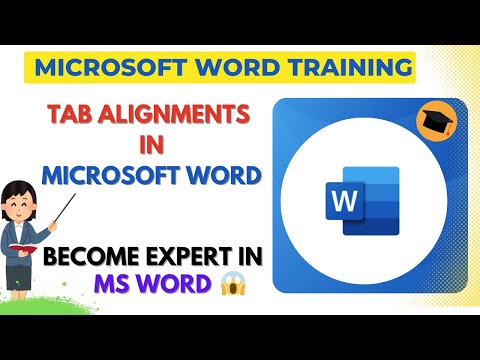 What is Tabs Alignments in ms word | tab alignments in ms word | ms word | dear computer