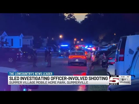 VIDEO: SLED investigates Summerville Police officer-involved shooting