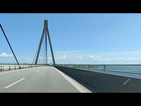 Driving in my car from Nørre Alslev to Bogø By in Denmark. 4K. 2160p. 26/05-2025