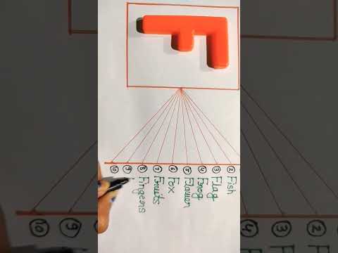 Top-10 words of letter F, in English for kids