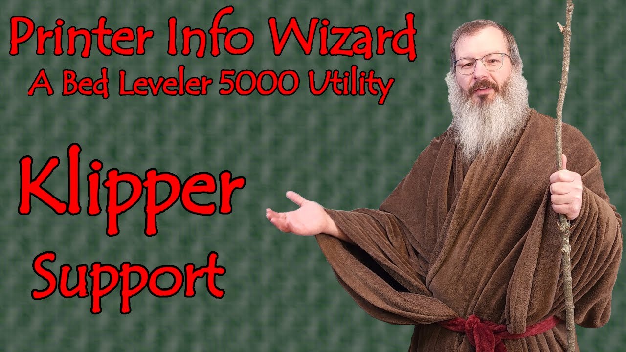 Klipper support for the Printer Info Wizard