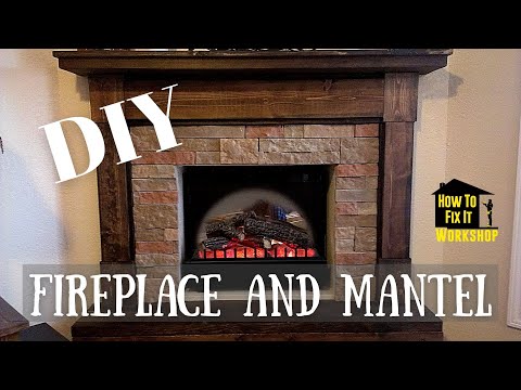 Building a Fireplace Mantel from Scrap Wood