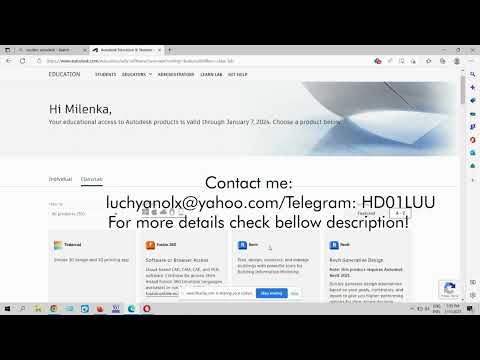 How to get Autodesk AutoCAD Student License/Licenta Updates 2023