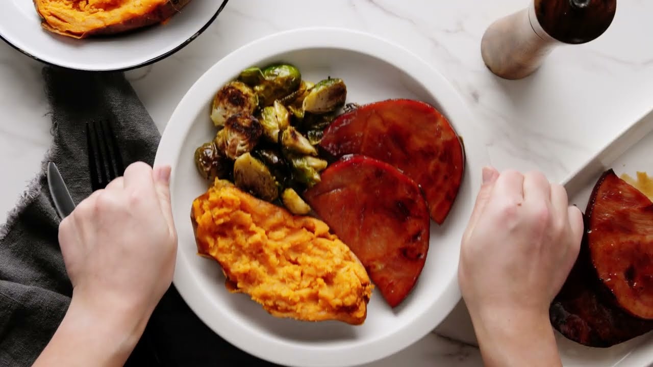 Easy Glazed Ham Steaks for Easter or Christmas!