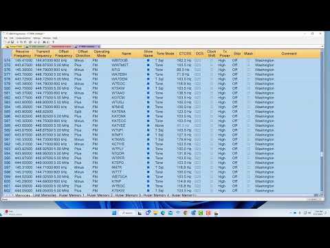 Using Repeater Book to get a Good Frequency List for British Columbia, Canada