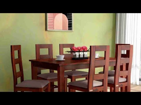 WOODEN DINING TABLE |WOODEN FURNITURE DESIGN | WOODEN SIMPLE FURNITURE DESIGN | GAJANAN FURNITURE