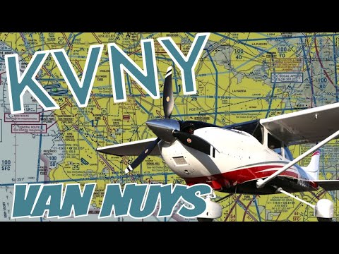 Landing at Van Nuys Airport KVNY Runway 16 Right
