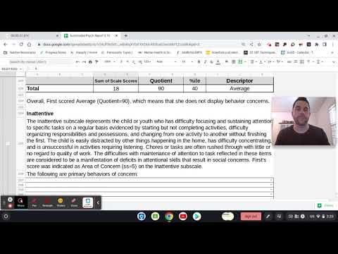 ADDES 4 Automated Psychoeducational Test