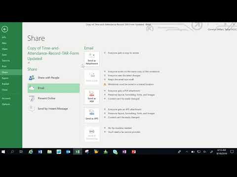 Time and Attendance Record (TAR) Tutorial