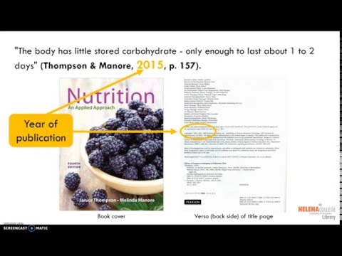 How to Cite a Book in APA Style