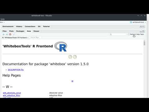 whiteboxR package v1.5.0 released with 450 tools for geospatial analysis