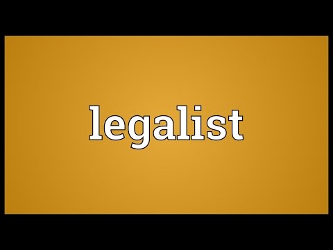 Legalist Meaning