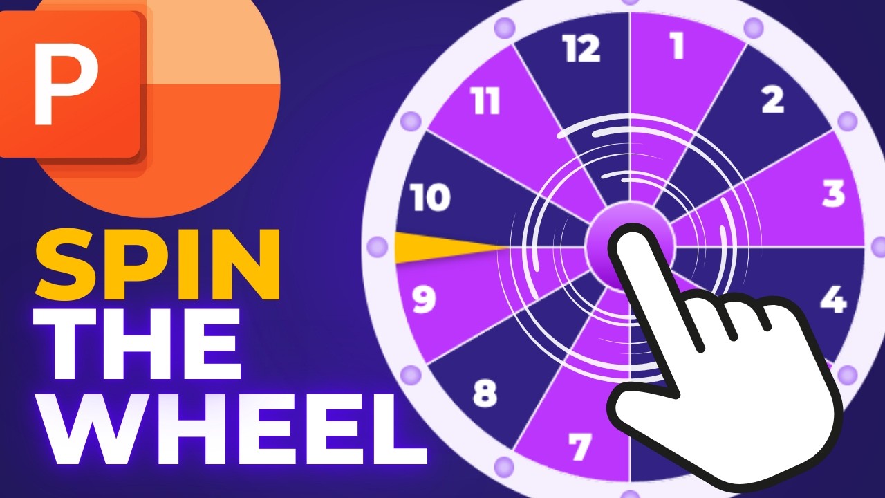 How to Make an Interactive SPINNING WHEEL - PowerPoint