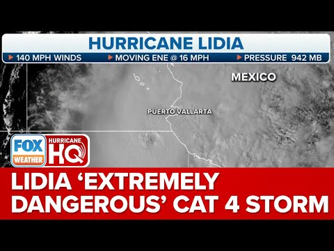 Hurricane Lidia Rapidly Intensifies Into Category 4 Storm As It Approaches Mexico