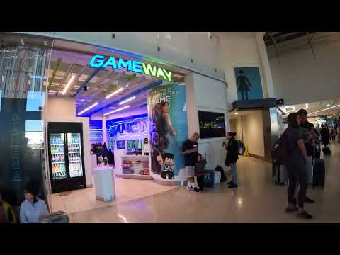 Walking Tour Terminal 6 LAX Los Angeles Airport Air Canada, Alaska Air, Southwest Airline Part 2/3