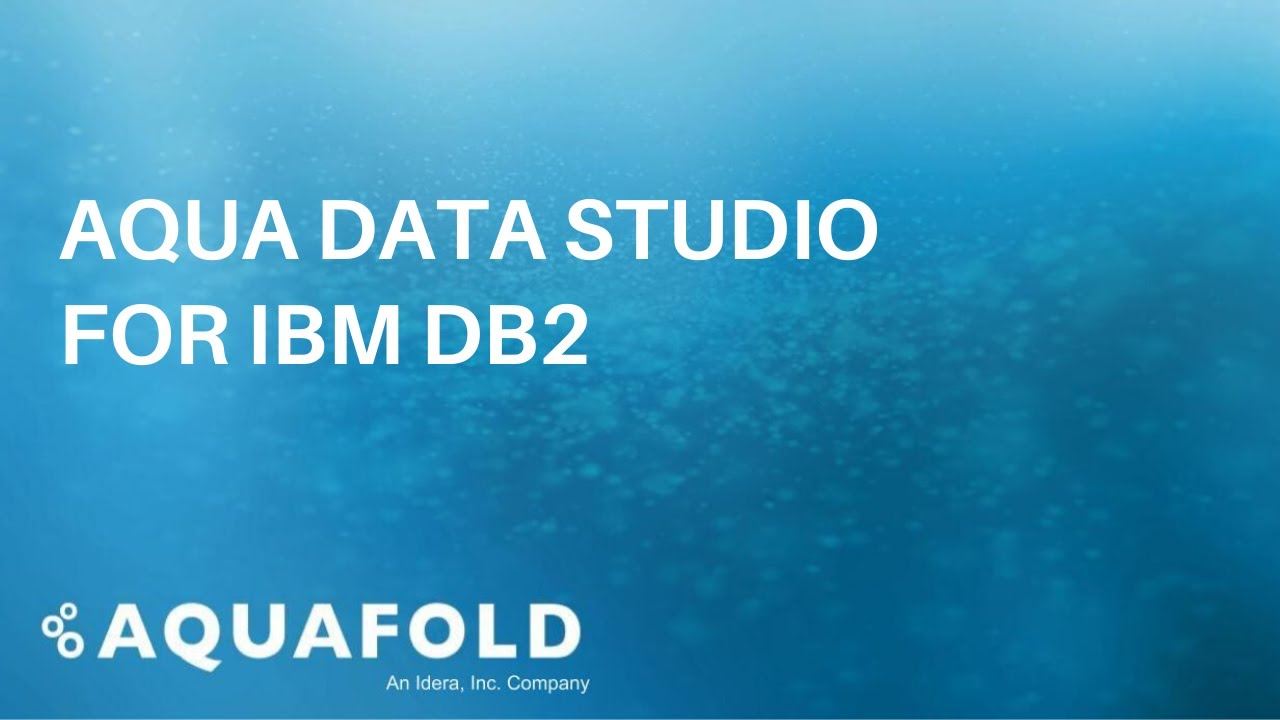 Aqua Data Studio for IBM DB2