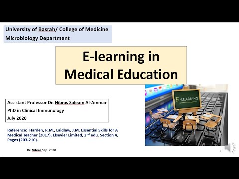 E learning in medical education 2