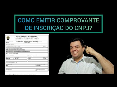CNPJ - COMO EMITIR COMPROVANTE