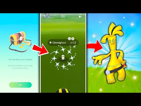 HOW TO GET GIMMIGHOUL IN POKEMON GO 2025! Claim the Coin Bag Item / Use this For Shiny Release