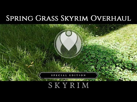 VERDANT SPRING GRASS OVERHAUL | Skyrim SE Ultra ENB Graphics | Nvidia GTX 1080