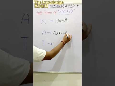 Full form of NATO ? NATO ki full form kya hai? NATO full form? 2022 #shorts #upsc #ssccgl #ytshorts