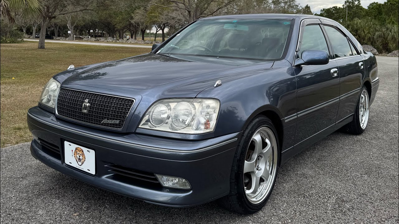 2000 Toyota Crown Athlete G – Rare Blue Slate Metallic, Low 61K Miles Classic JDM Sedan