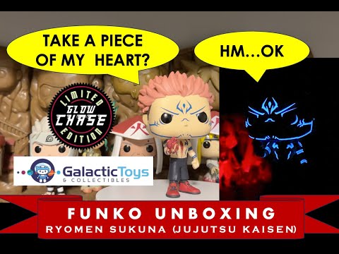 Funko Pop Unboxing and Review: Jujutsu Kaisen - Ryomen Sukuna (Glow Chase, Galactic Toys Exclusive)