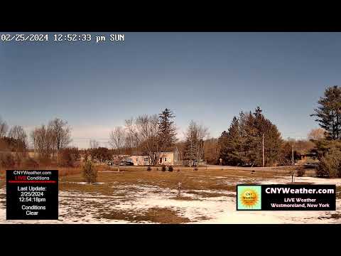 Feels Like Spring - CNY Weather LIVE Camera Stream - Rome, NY