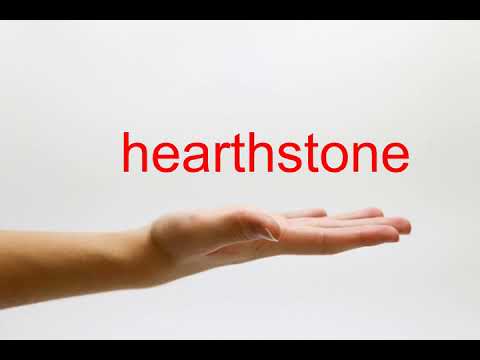 How to Pronounce hearthstone - American English