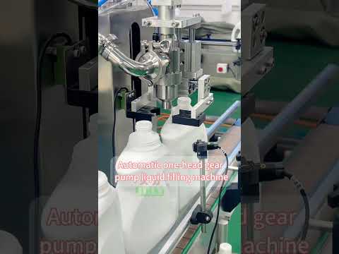 Automatic One head Gear Pump Lqiuid Filling Machine